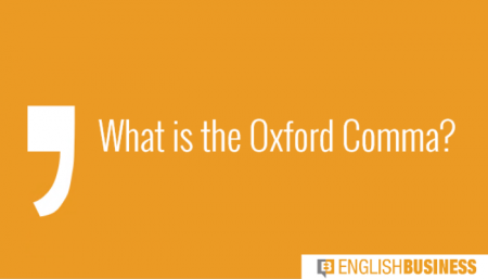 The Oxford comma: what is all the fuss about?